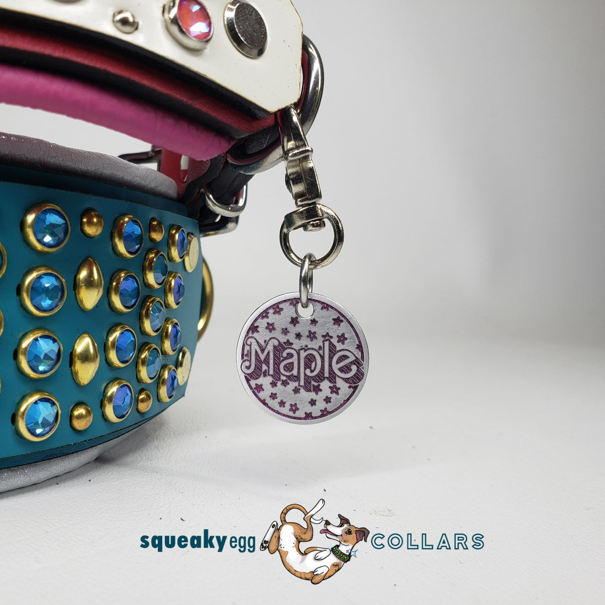 Barbie Engraved Metal ID Tag – Squeaky Egg Shop