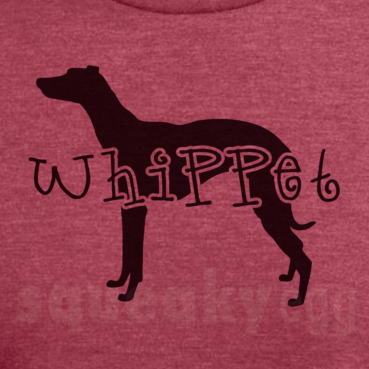 Curly Text - Whippet – Squeaky Egg Shop