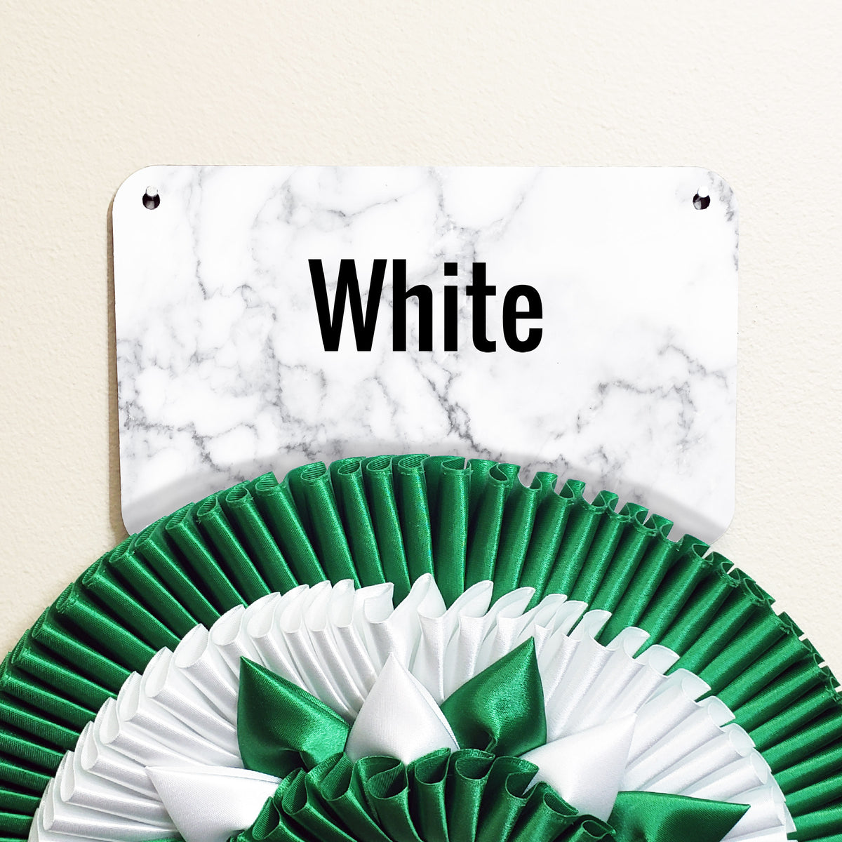 White - Rosette Ribbon Holder – Squeaky Egg Shop